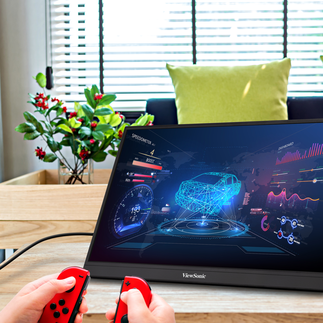 掌机爱好者狂喜！优派发布新款便携式显示器：100%P3色域 - 雷科技